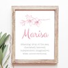 Violet Baby Name Meaning Baby Names Nursery Sign Girl Names Printables ...