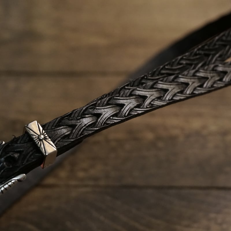 Braided Black Hat Band - Etsy