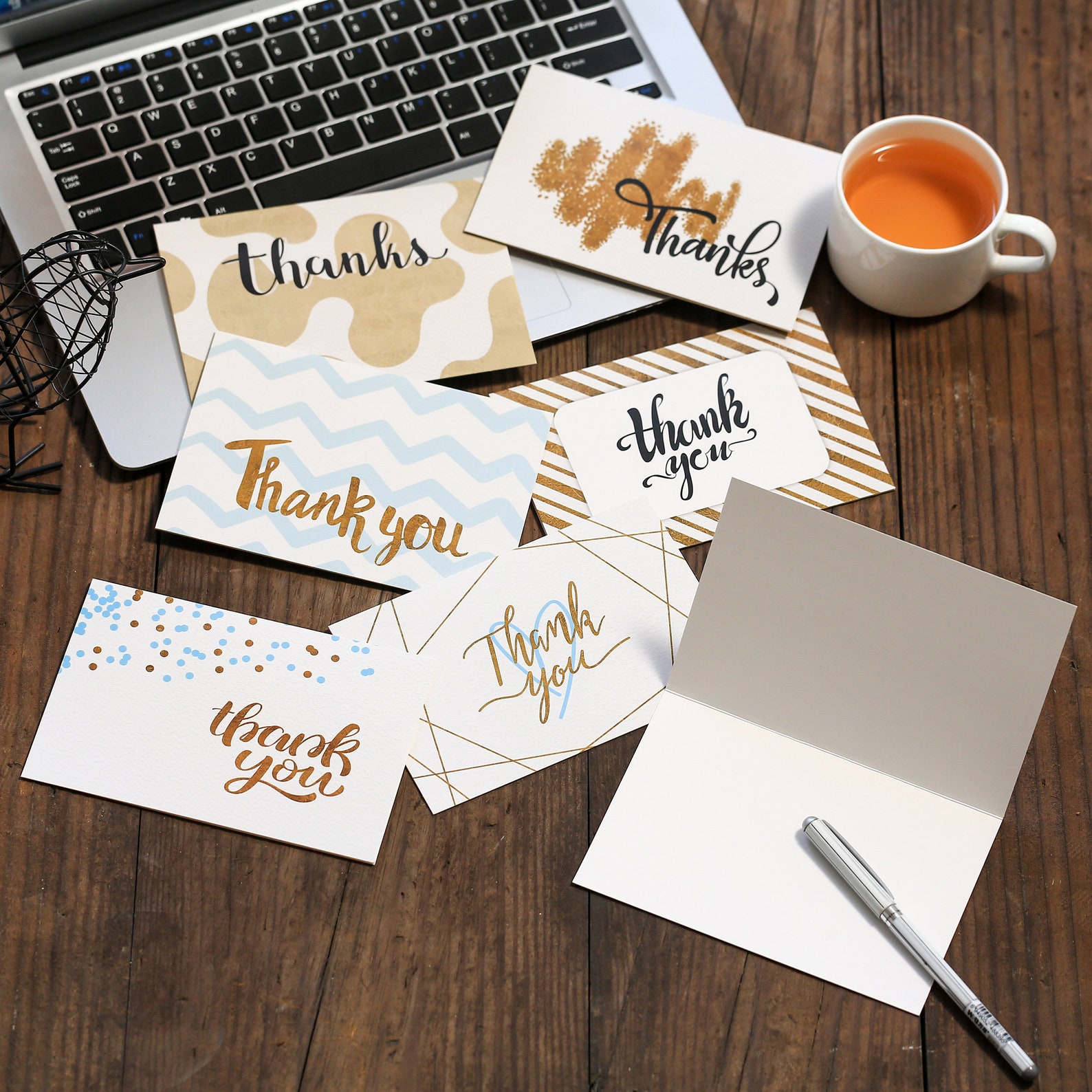 Thank You Cards 24 or 48 Count Bulk Thank You Cards Set | Etsy