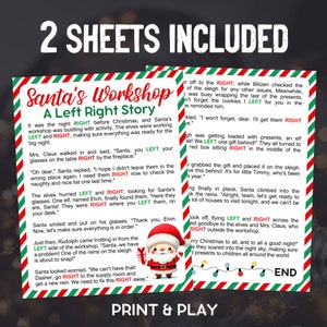 Left Right Christmas Game | Christmas Left Right Story | Gift Exchange ...