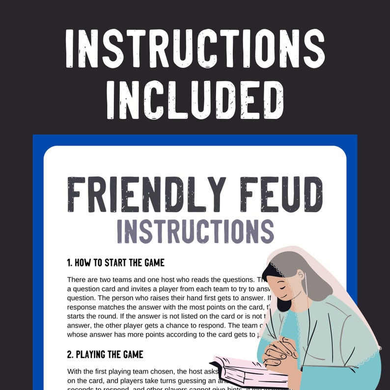 Bible Family Feud Game: Church Party (printable PDF) - Etsy