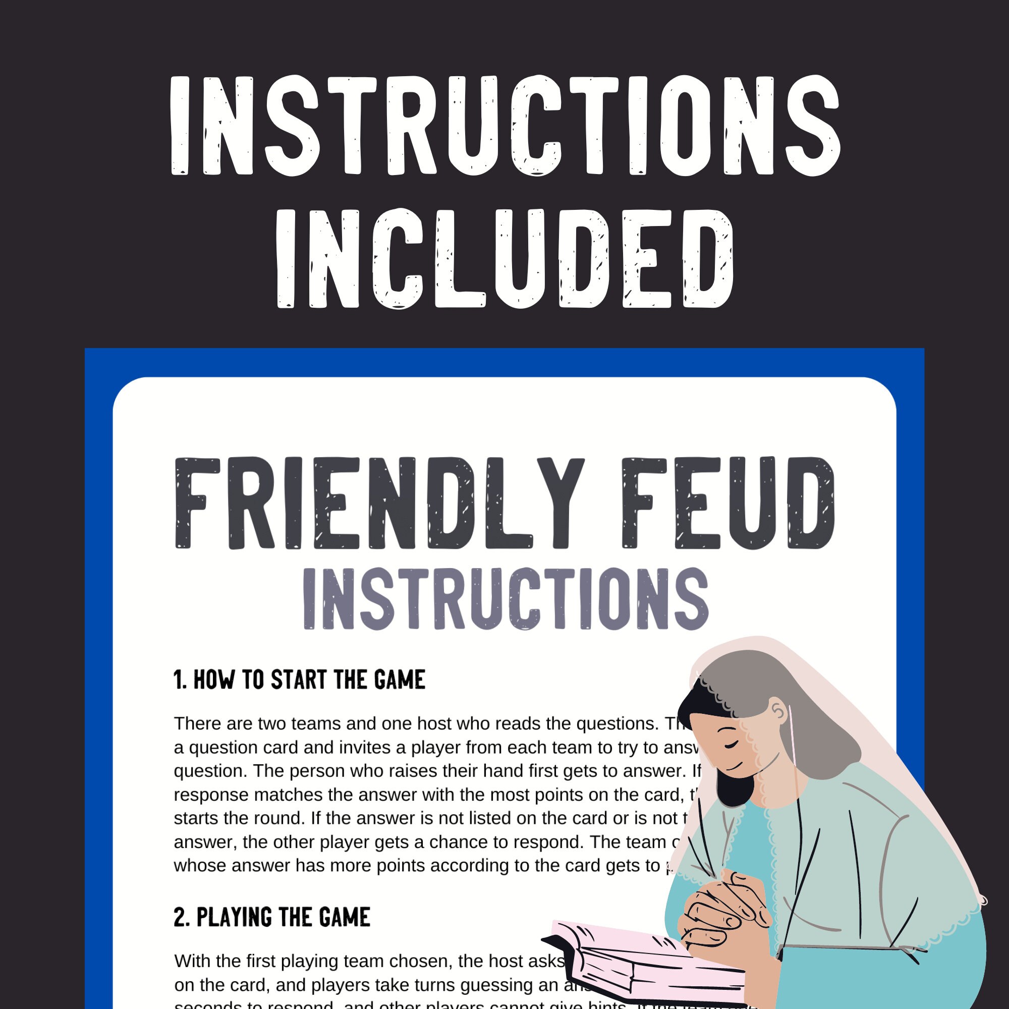 Bible Family Feud Game: Church Party (printable PDF) - Etsy