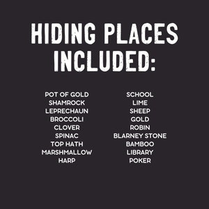 Leprechaun Scavenger Hunt Printable | Leprechaun Treasure Hunt Clues ...