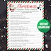 Christmas Song Lyrics Game: Holiday Party Trivia (PDF) - Etsy