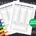 Blank Swatch Marker Template | Printable Color Palette Chart | DIY Art ...