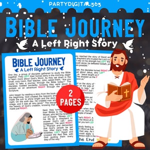 Bible Journey Left Right Gift Exchange Game | Family Friendly Bible ...
