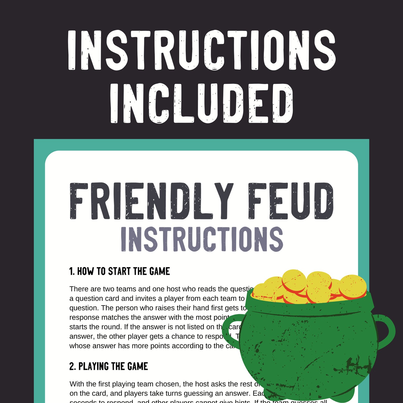 St Patrick's Day Friendly Feud Game | St Patricks Day Trivia | St ...
