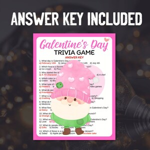 Galentines Day Trivia Game | Printable Galentines Day Party Game ...