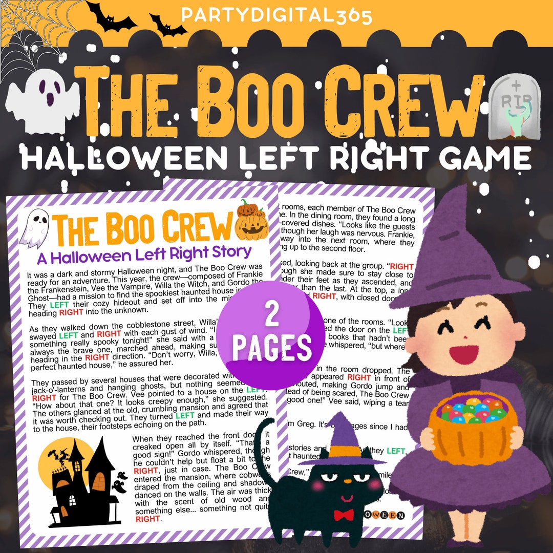Halloween Left Right Game | Fun Halloween Left Right Story | Halloween ...