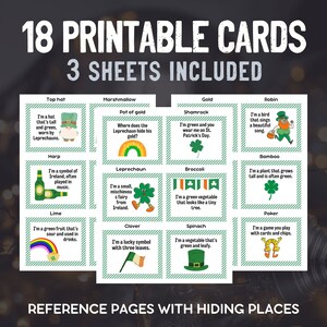 Leprechaun Scavenger Hunt Printable | Leprechaun Treasure Hunt Clues ...