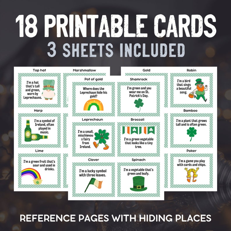 Leprechaun Scavenger Hunt Printable | Leprechaun Treasure Hunt Clues ...