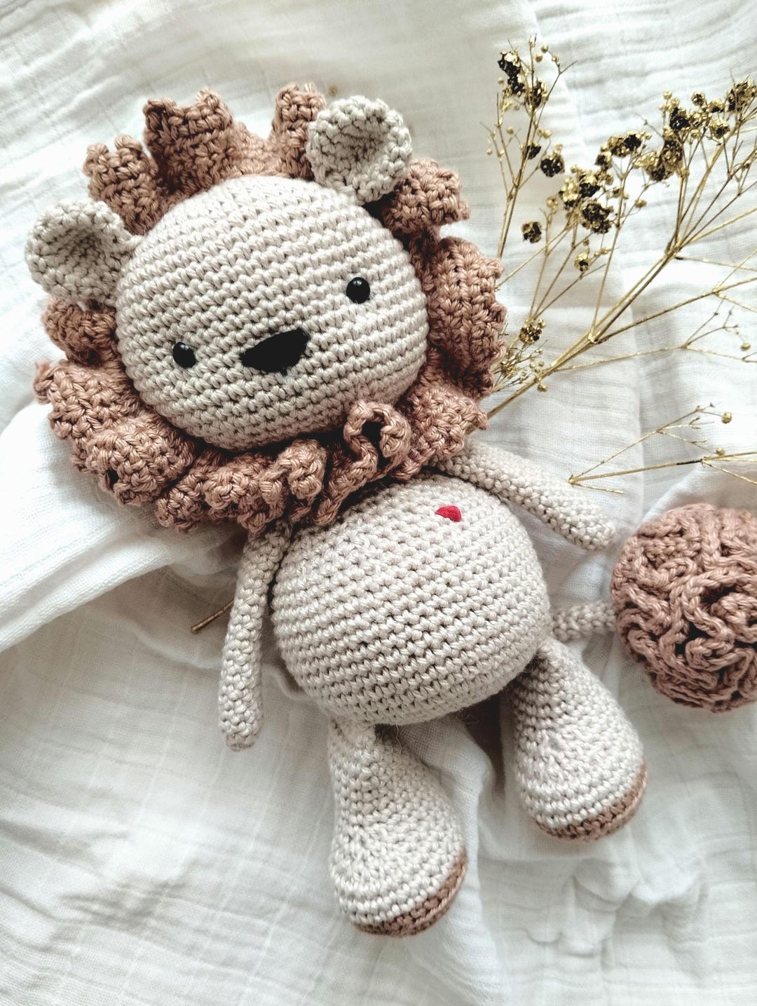 Simba, the Lion Cub L Simba L Doll L Lion L Gift L Birth L Baby Shower ...