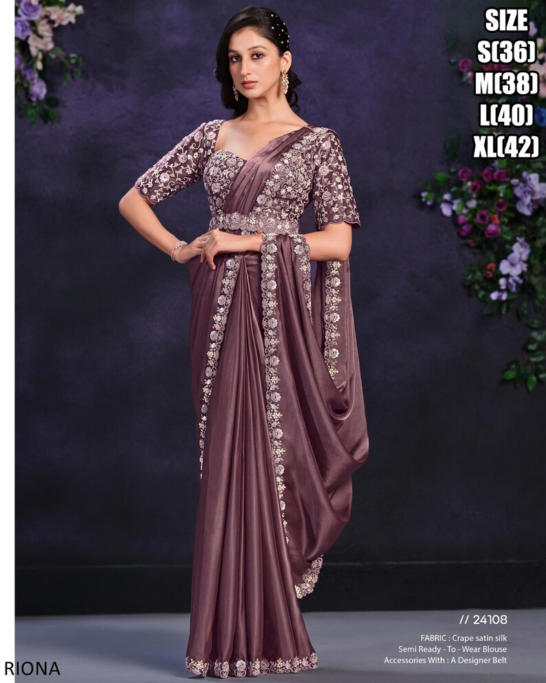 Party Wear Saree Collection for Women Fancy Bollywood Style Ready to ...