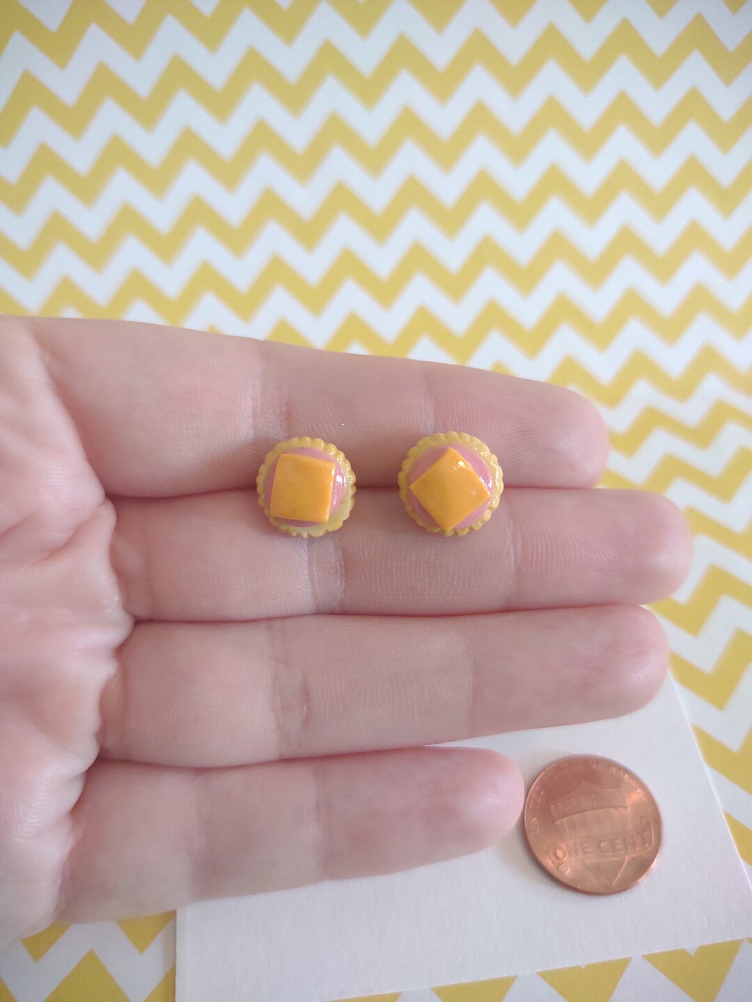 Lunchable Stud Earrings: Handmade Polymer Clay Food Jewelry - Etsy