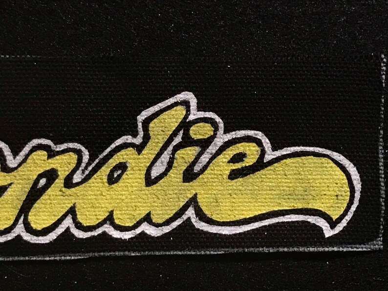 Blondie Handmade Hand-painted Patch more Info in - Etsy