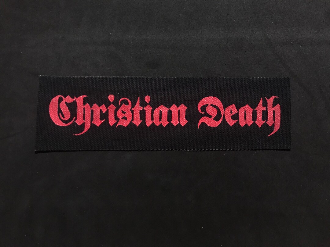 Christian Death Handmade Hand-painted Patch more Info in - Etsy