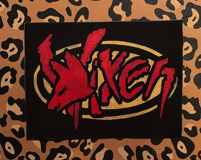 Vixen Handmade, Hand-painted Patch (more Info in Description!) - Etsy