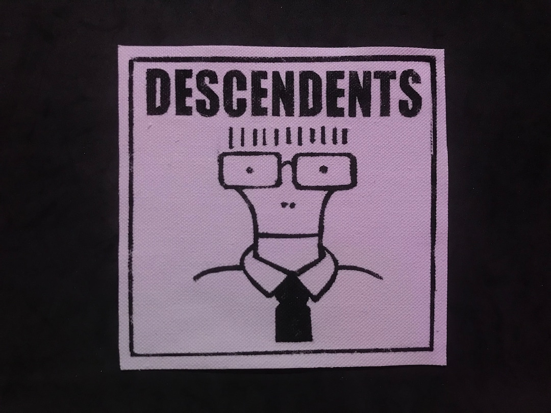 Descendents Handmade Hand-painted Patch more Info in - Etsy