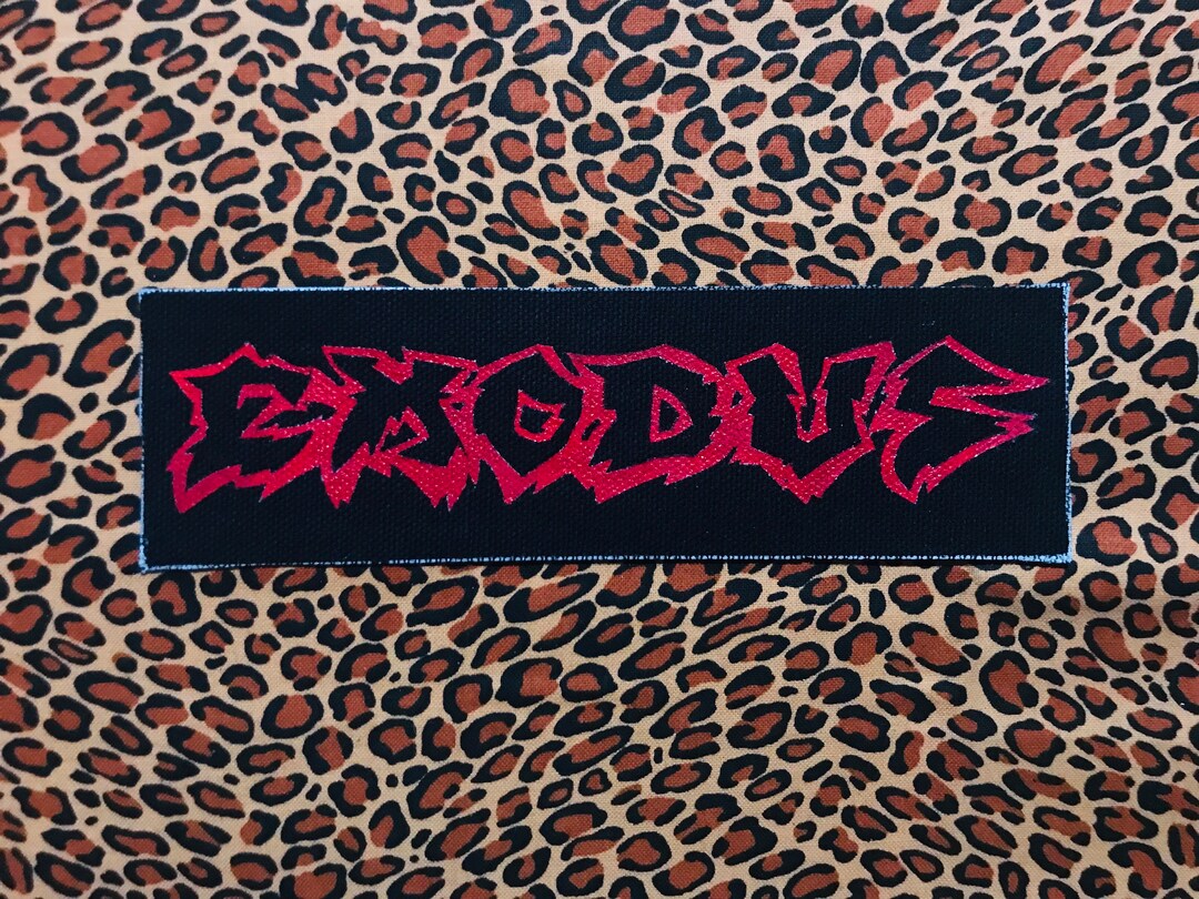 Exodus Handmade, Hand-painted Patch more Info in Description - Etsy