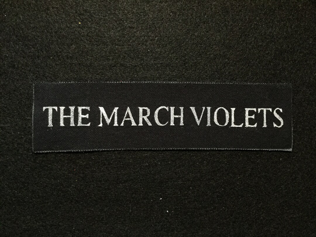 March Violets Handmade Hand-painted Patch more Info in - Etsy