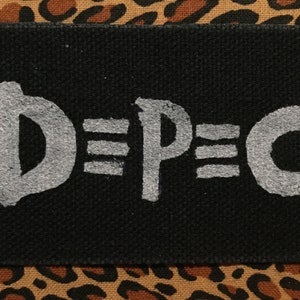 Depeche Mode Handmade, Hand-painted Patch more Info in Description - Etsy