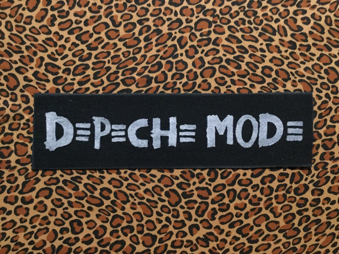 Depeche Mode Handmade, Hand-painted Patch more Info in Description - Etsy