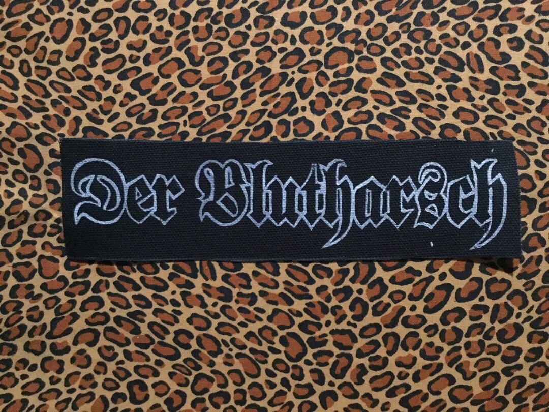 Der Blutharsch Handmade, Hand-painted Patch (more Info in Description ...