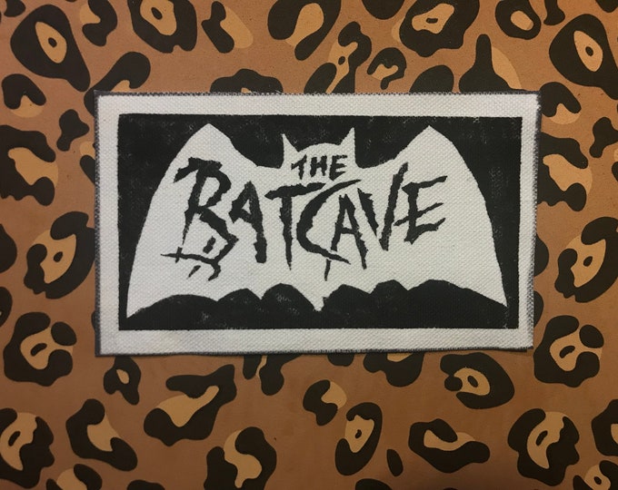 The Batcave london-based Nightclub Handmade, Hand-painted Patch more Info in Description - Etsy