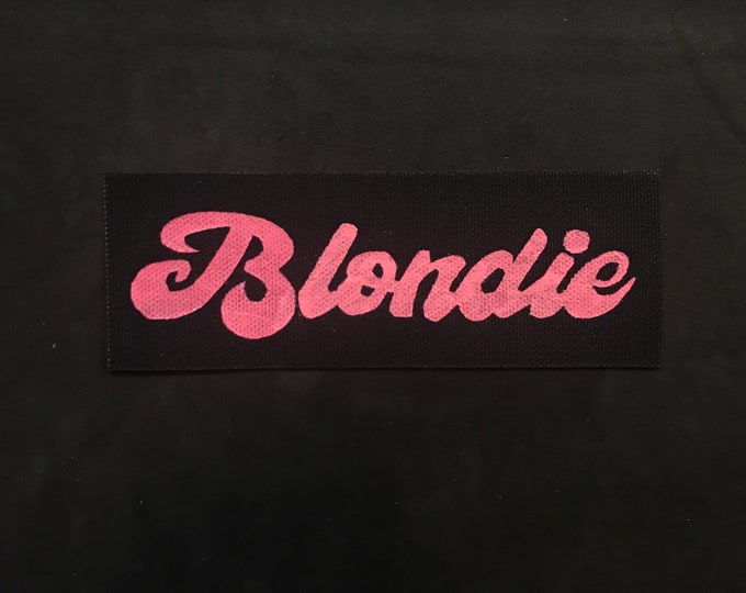 Blondie Handmade Hand-painted Patch more Info in - Etsy