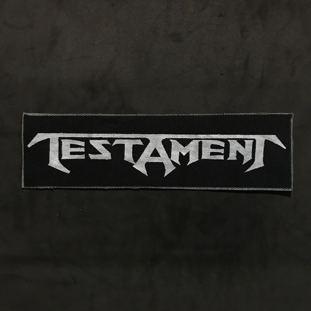 Testament Handmade Hand-painted Patch more Info in - Etsy