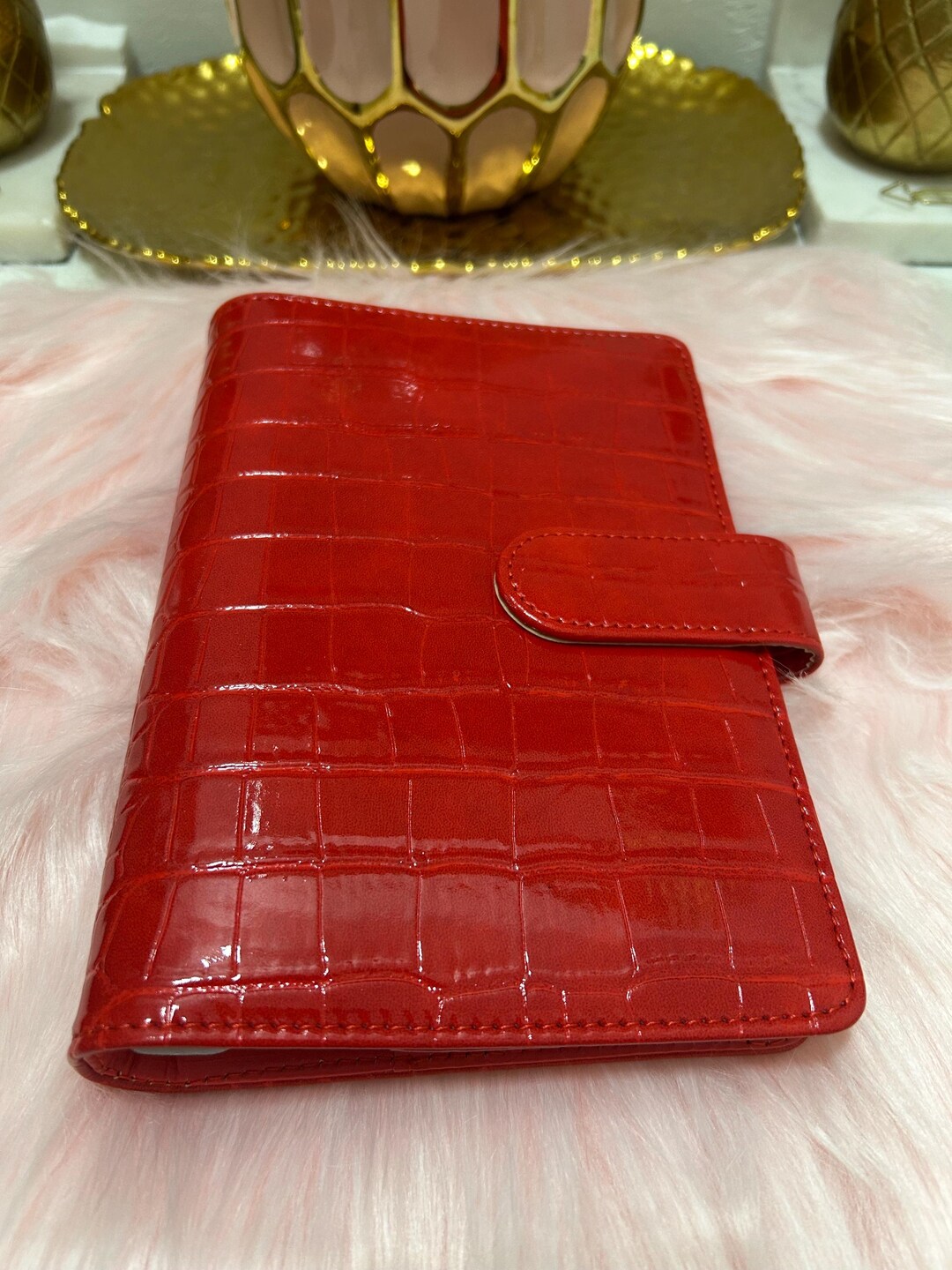 A6 Croc Cash Envelope Binder - Etsy