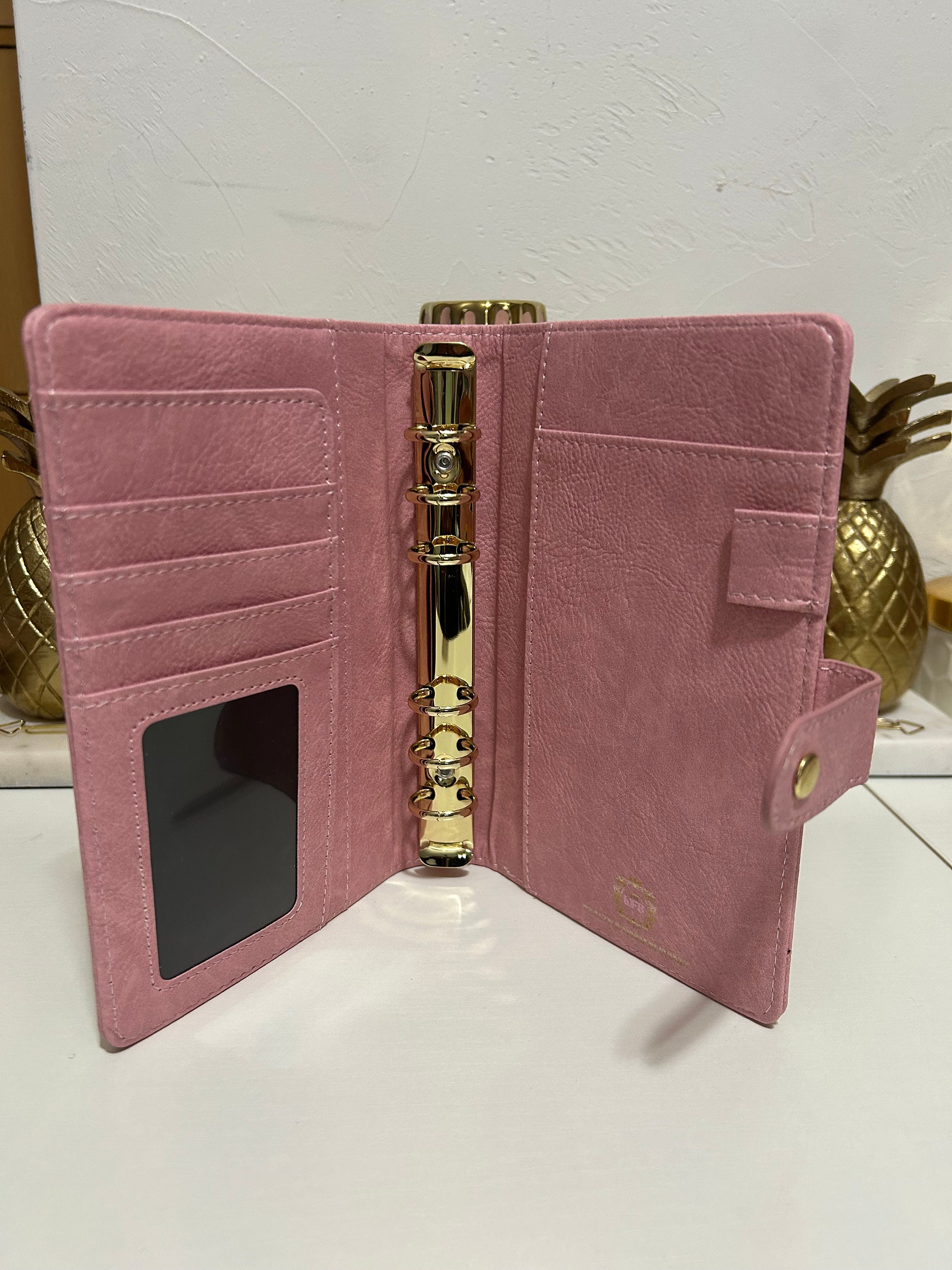 PU Leather A6 Cash Envelope Binder. - Etsy