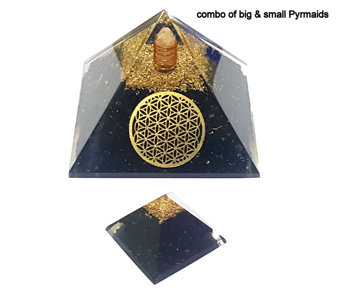Tourmaline Infinity Coil Flower of Life & Small Baby Pocket - Etsy