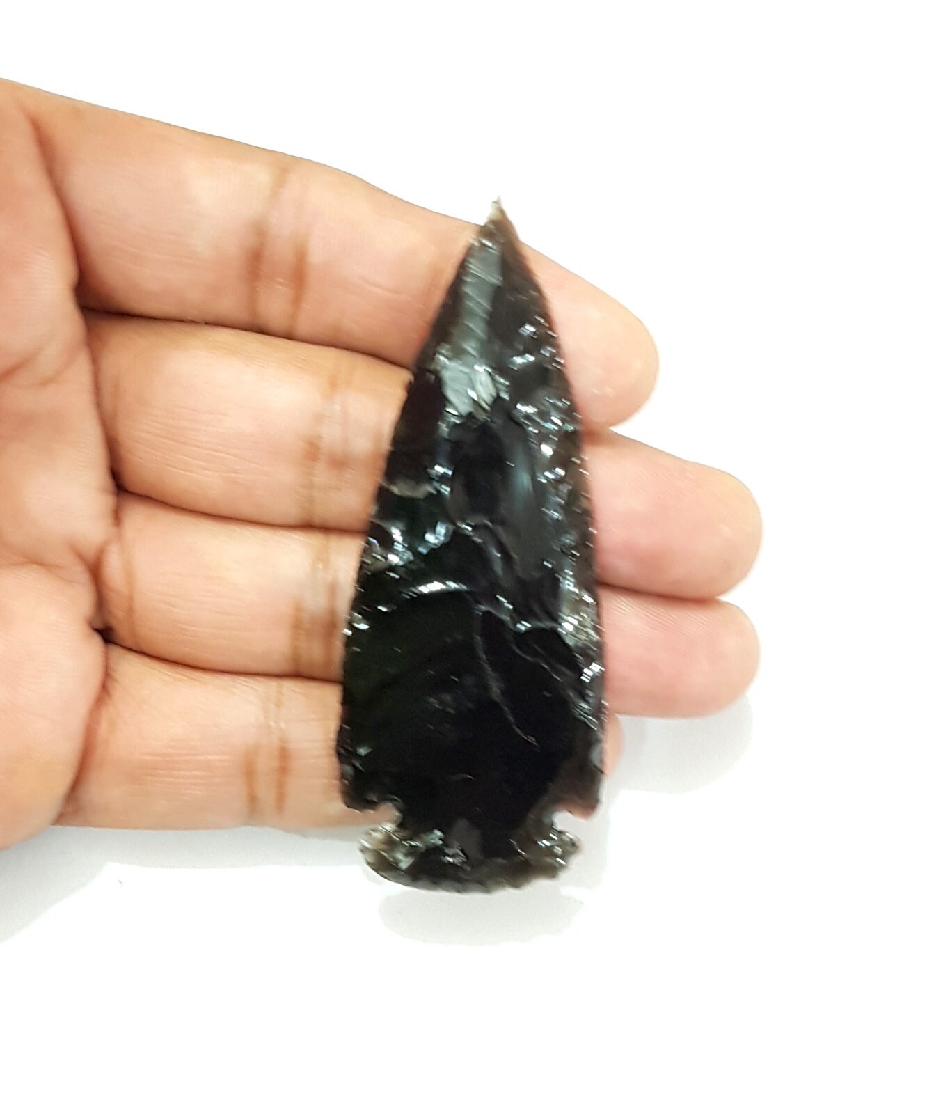 Black Obsidian Arrow Flint Stone Arrow Head Narive Flint - Etsy
