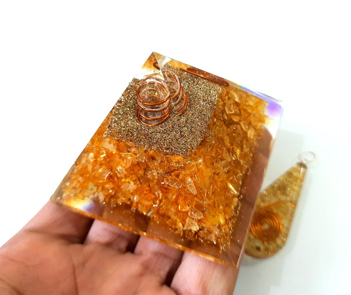 Citrine EMF Protection 5G Protection Combo, Orgone Combo Healing Energy ...