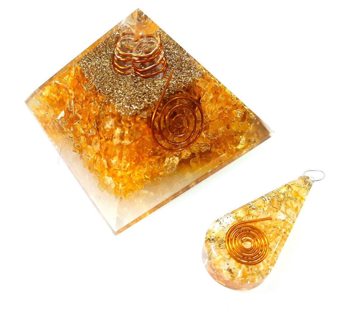 Citrine EMF Protection 5G Protection Combo Orgone Combo - Etsy