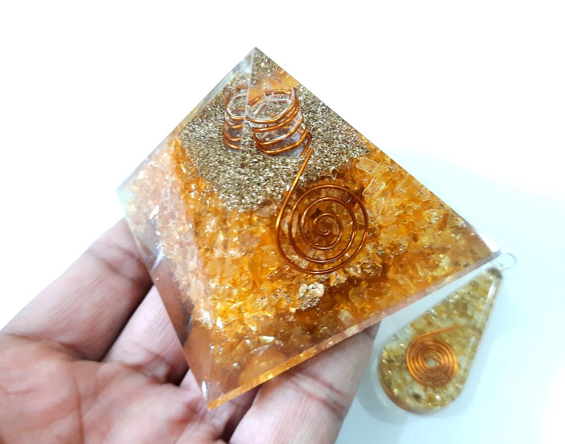 Citrine EMF Protection 5G Protection Combo, Orgone Combo Healing Energy ...