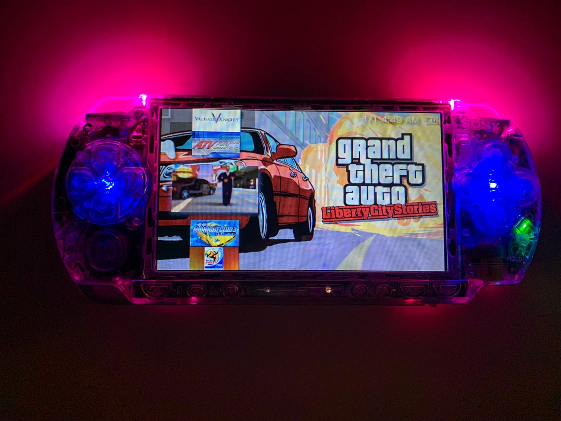 Clear Custom PSP 2000 Modded CFW // 64GB o 128GB// LED | Etsy