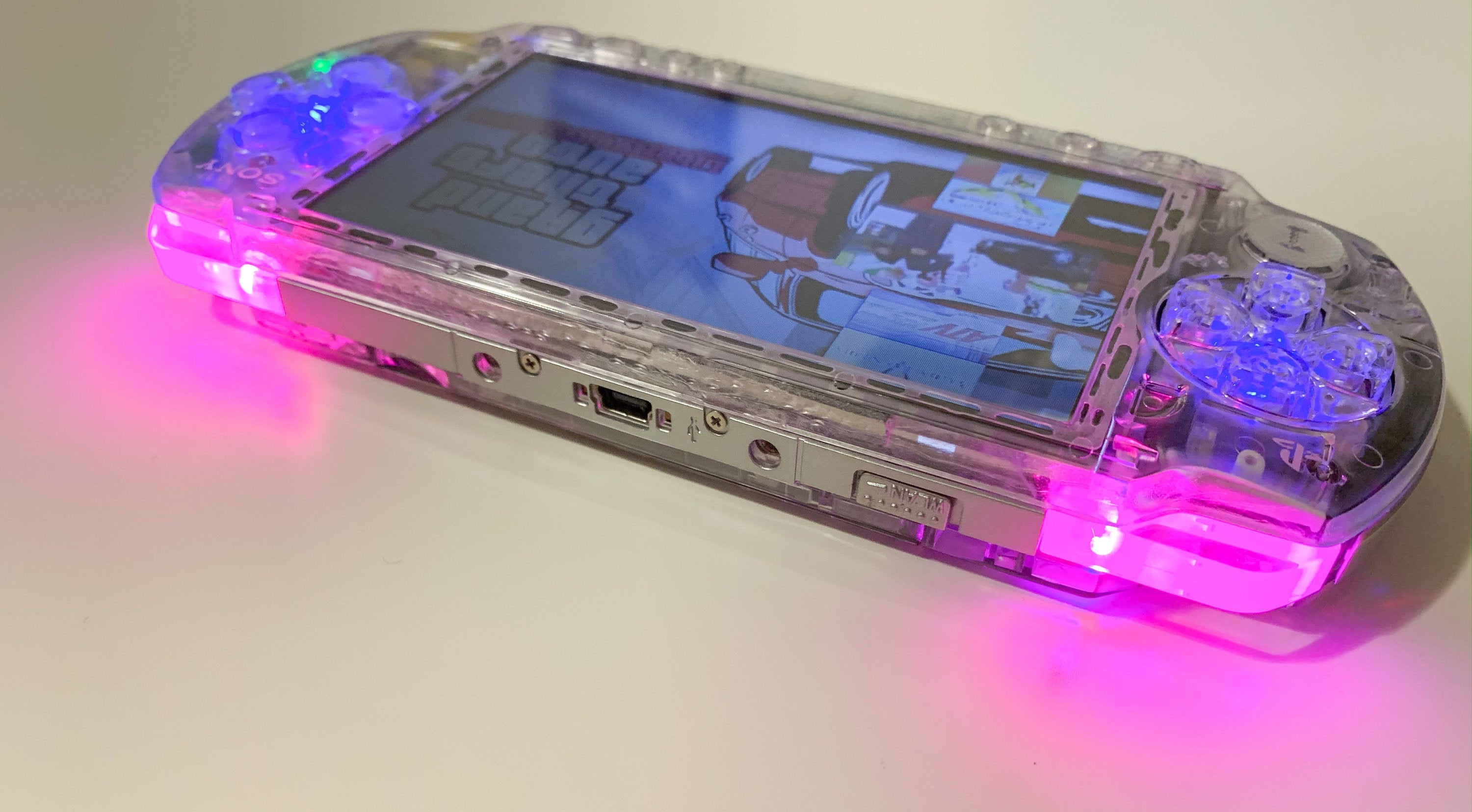 Clear Custom PSP 2000 Modded CFW // 64GB o 128GB// LED | Etsy