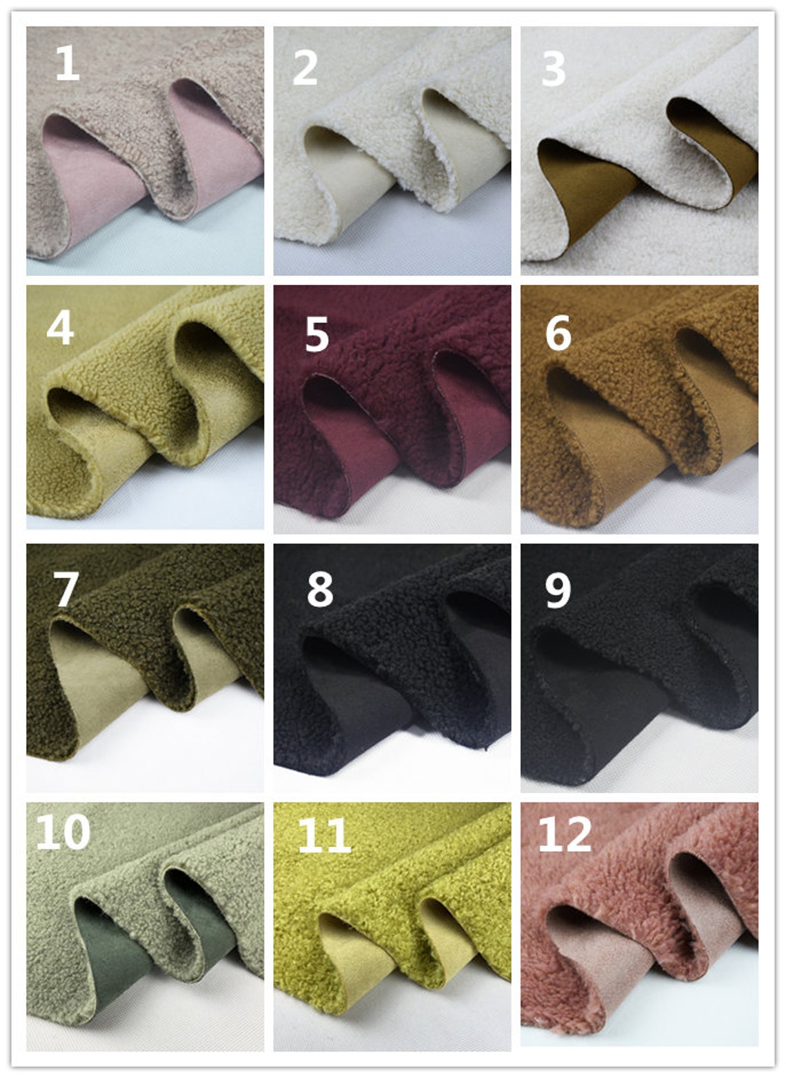 Bonded Sherpa Fabric, Suede Fabric, Faux Fur Fabric, Winter Fabric ...