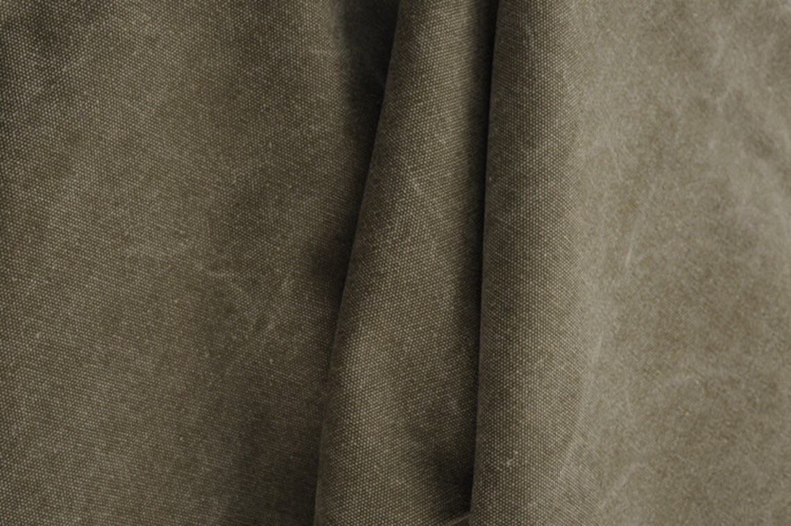 Canvas Fabric, Washed Canvas Fabric, Vintage Solid Washed Thick Canvas ...