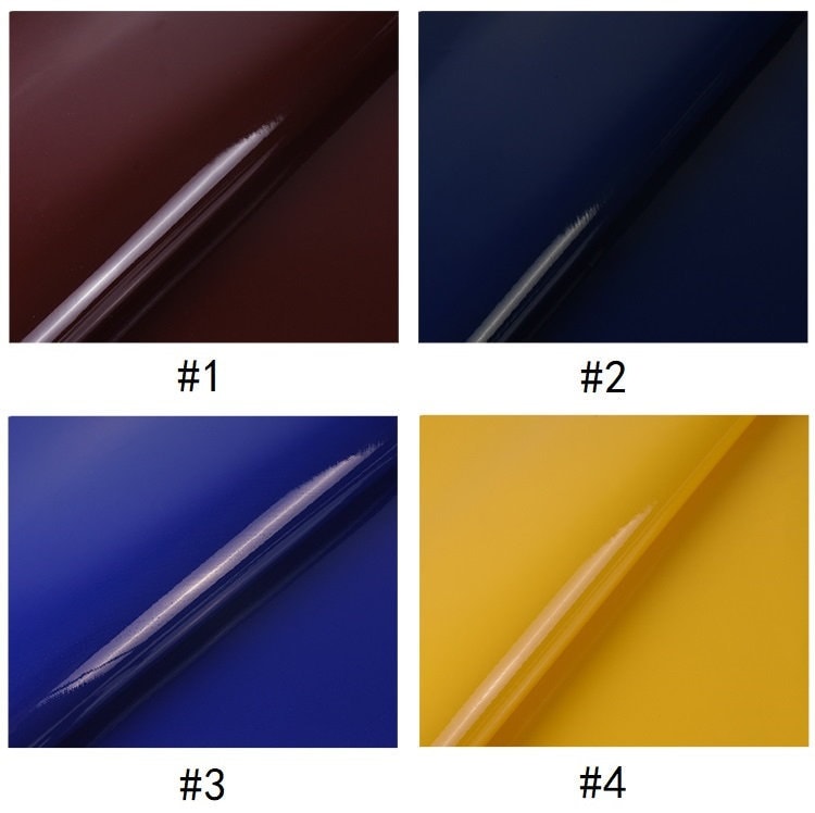 Faux Leather Fabric, Smooth Patent Leather Sheet, Upholstery Fabric ...