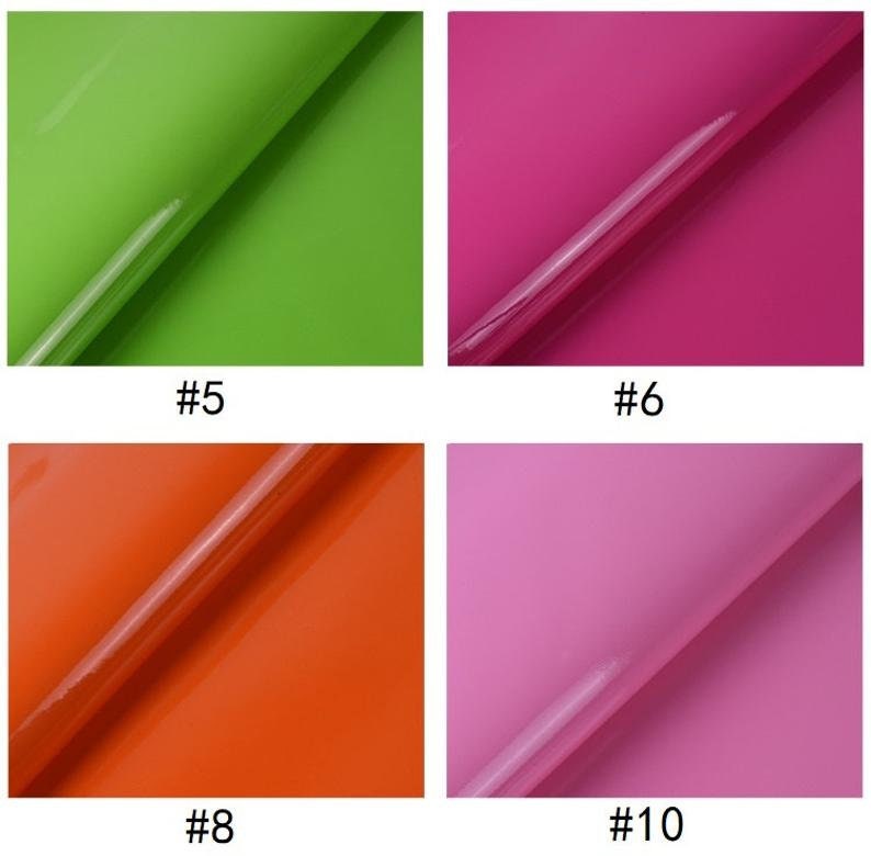 Faux Leather Fabric Smooth Patent Leather Sheet Upholstery - Etsy