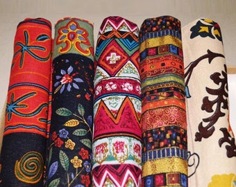 Boho Fabric Boho Print by Shelbyallison Boho Cotton Fabric - Etsy