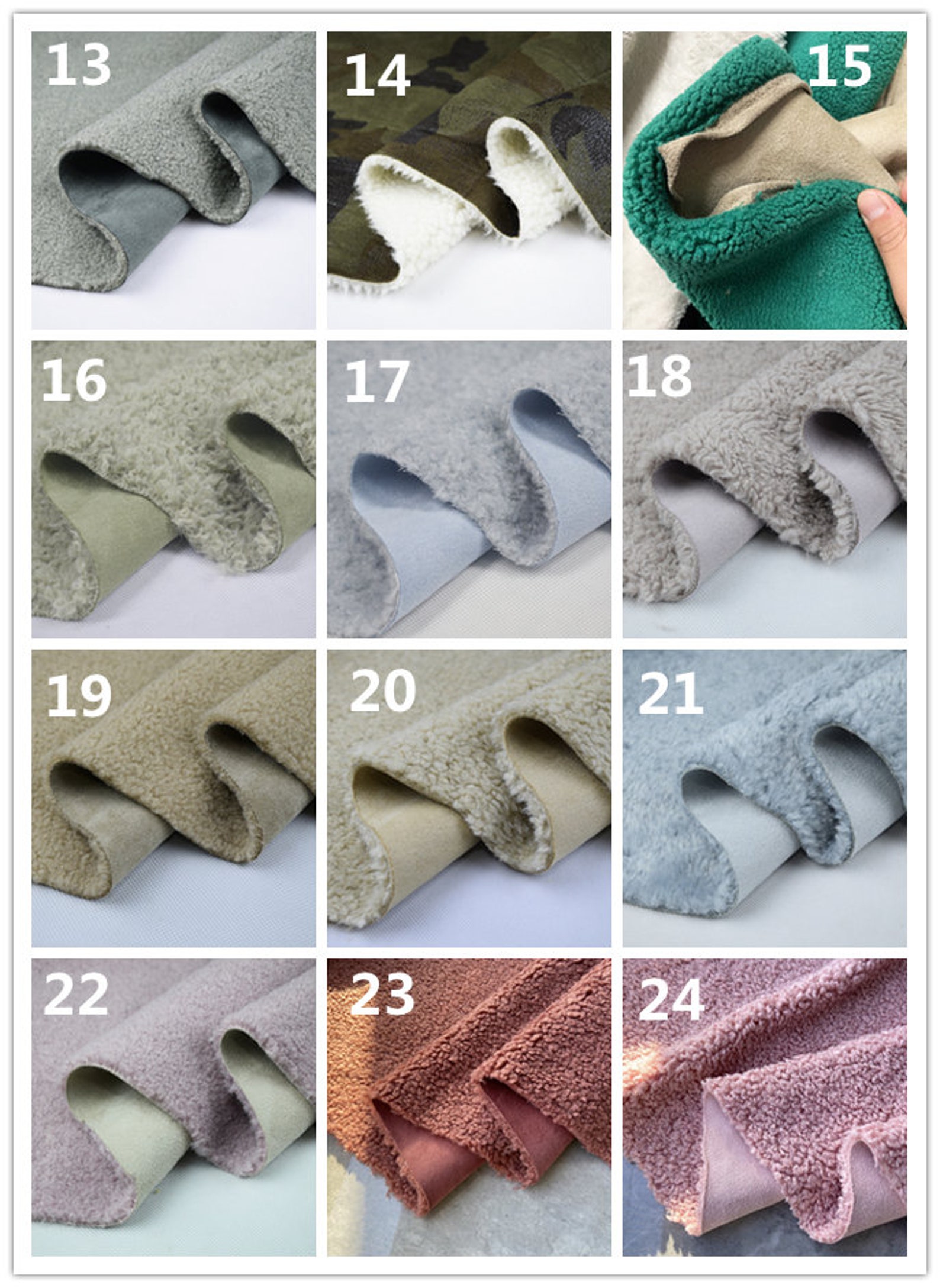 Bonded Sherpa Fabric, Suede Fabric, Faux Fur Fabric, Winter Fabric ...