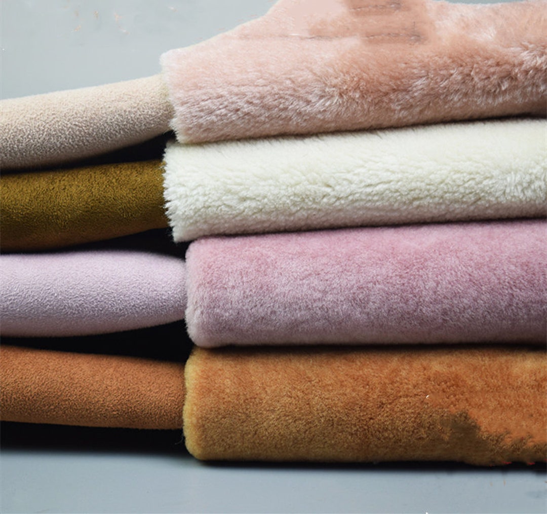 Super Soft Wool Fabric Purple Minky Fabric Merino Wool Fabric Pink ...