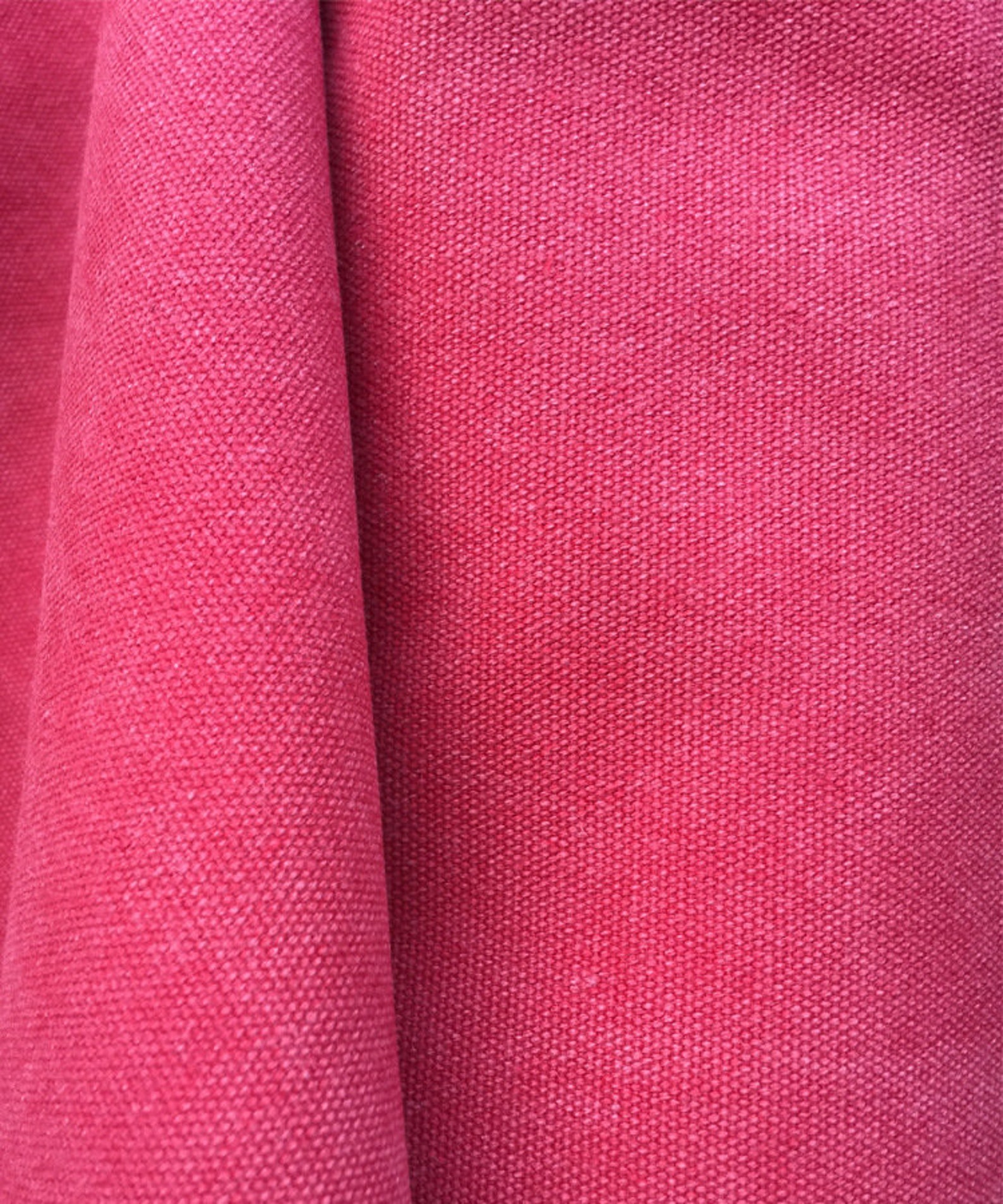 Canvas Fabric, Washed Canvas Fabric, Vintage Solid Washed Thick Canvas ...