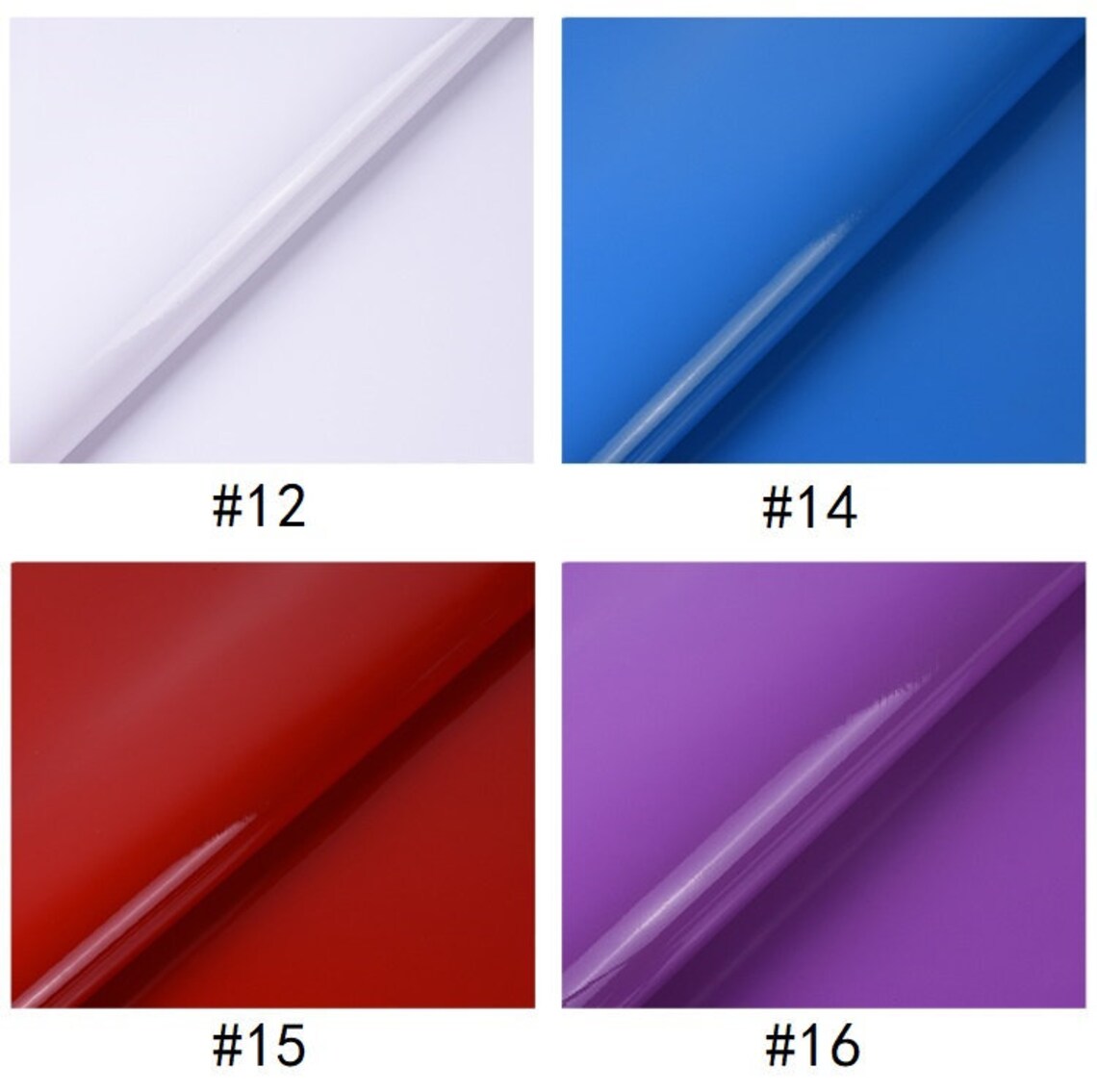 Faux Leather Fabric Smooth Patent Leather Sheet Upholstery - Etsy