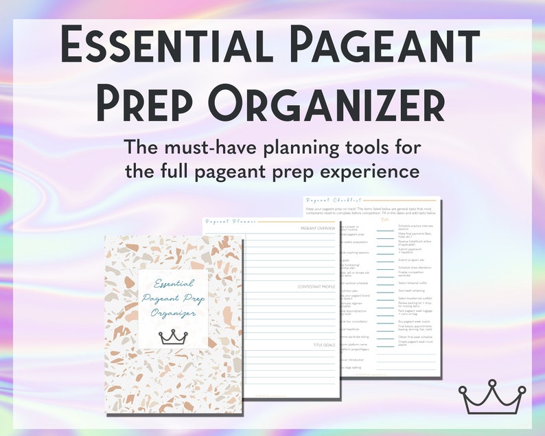 Pageant Prep Checklists The Essential Organizer Downloadable | Etsy