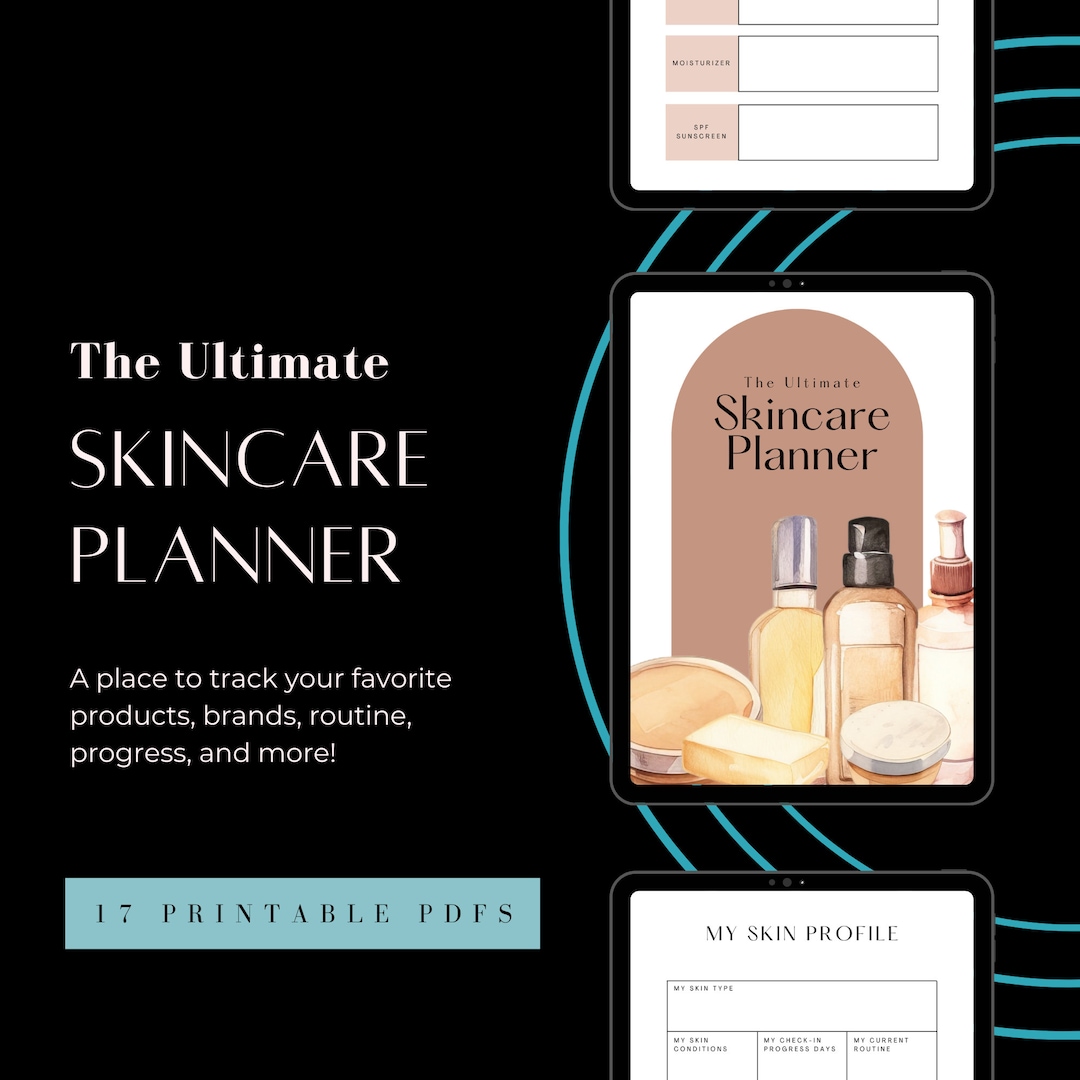 Skincare Planner, Printable Beauty Planner, Skincare Girls, Print ...